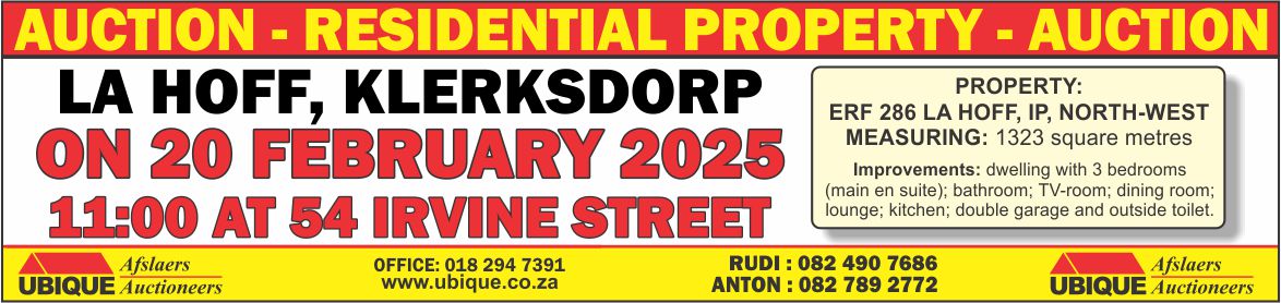 Auctions South Africa - Ubique Auctioneers